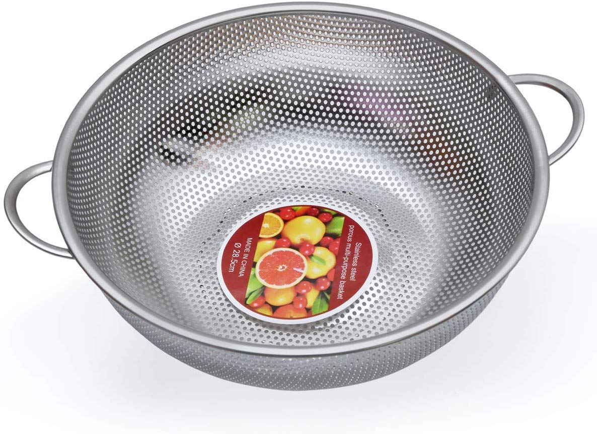 Luxafare Multipurpose Stainless Steel Collander for Washing Rice ...