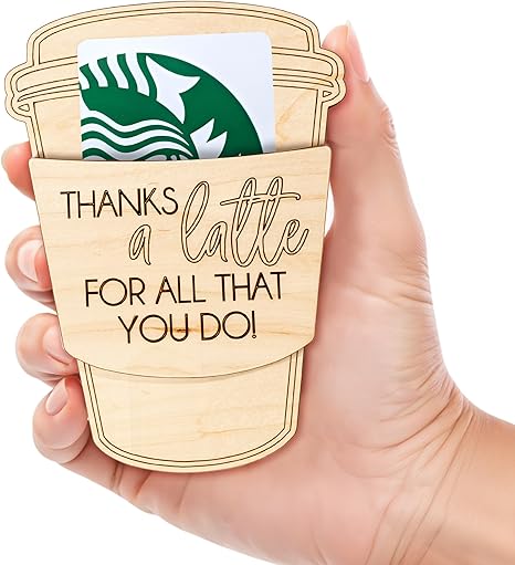 Amazon.com: Thank You Gift - Coffee, Teach, Repeat Gift Card Holder ...