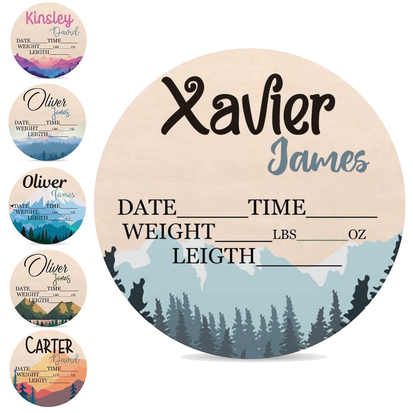 Buy Baby Announcement Sign for Hospital Baby Announcement Sign Boy Girl ...