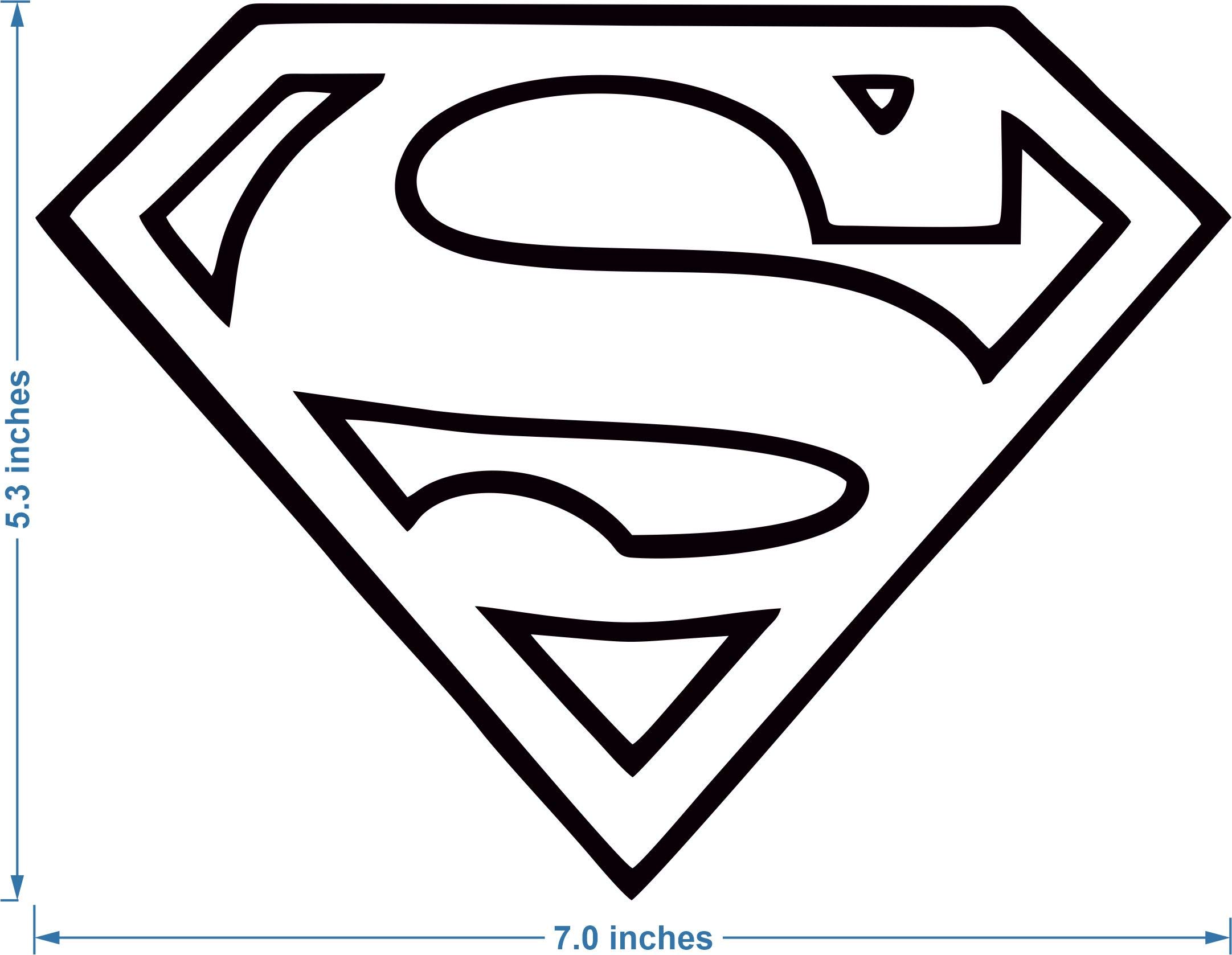 Superman Letters Black And White