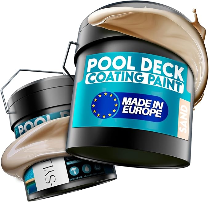 Amazon.com: Premium Pool Coping Paint For Concrete - Superior Pool Deck ...