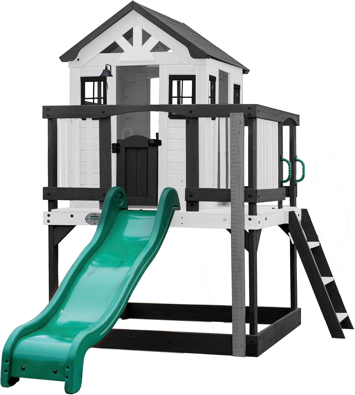 Backyard Discovery Sweetwater Heights White Elevated All Cedar Wooden ...