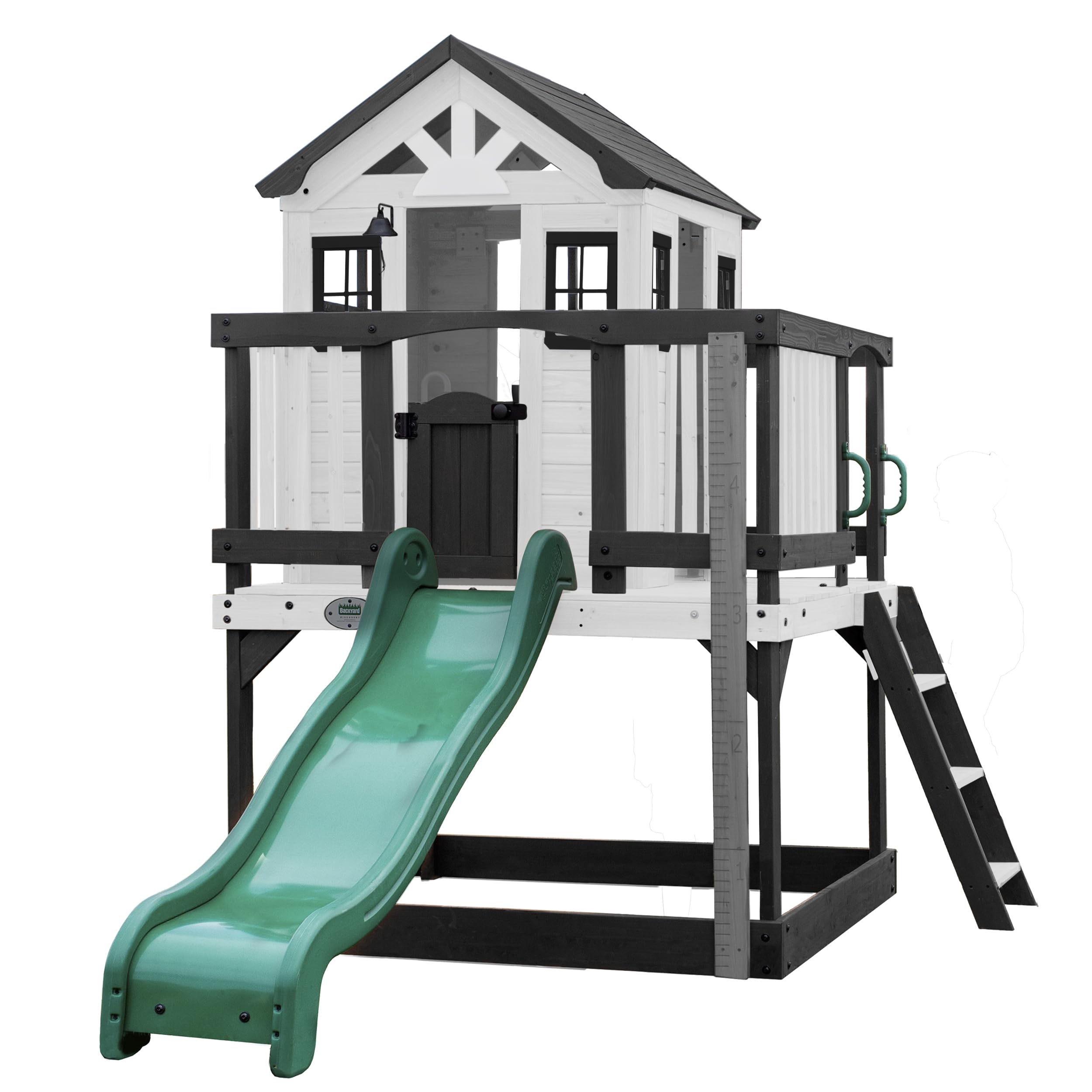 Elevated Clubhouse Kits Backyard Discovery Endeavor All Cedar Wood
