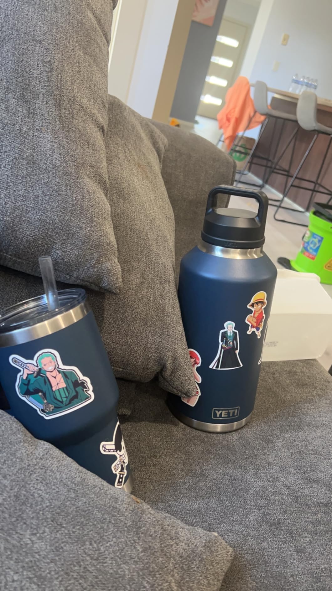 ONE Piece Stickers,100 Pcs Anime One Piece Graffiti Vinyl Waterproof ...