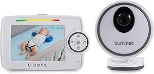 Summer Infant Glimpse Plus Video Baby Monitor with 3.5-inch Color LCD ...