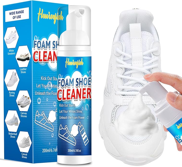 Amazon.com: Shoe Cleaning Kit, 6.76 Oz White Shoe Cleaner with Brush ...