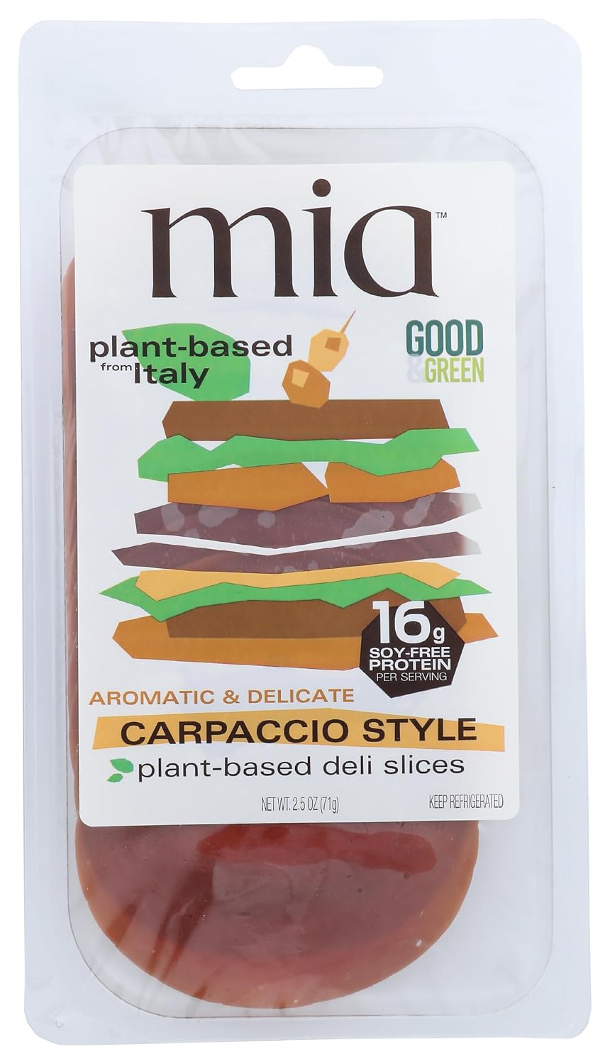 Amazon.com : Mia Green Food Plant Based Carpaccio Style Deli Slices, 2. ...