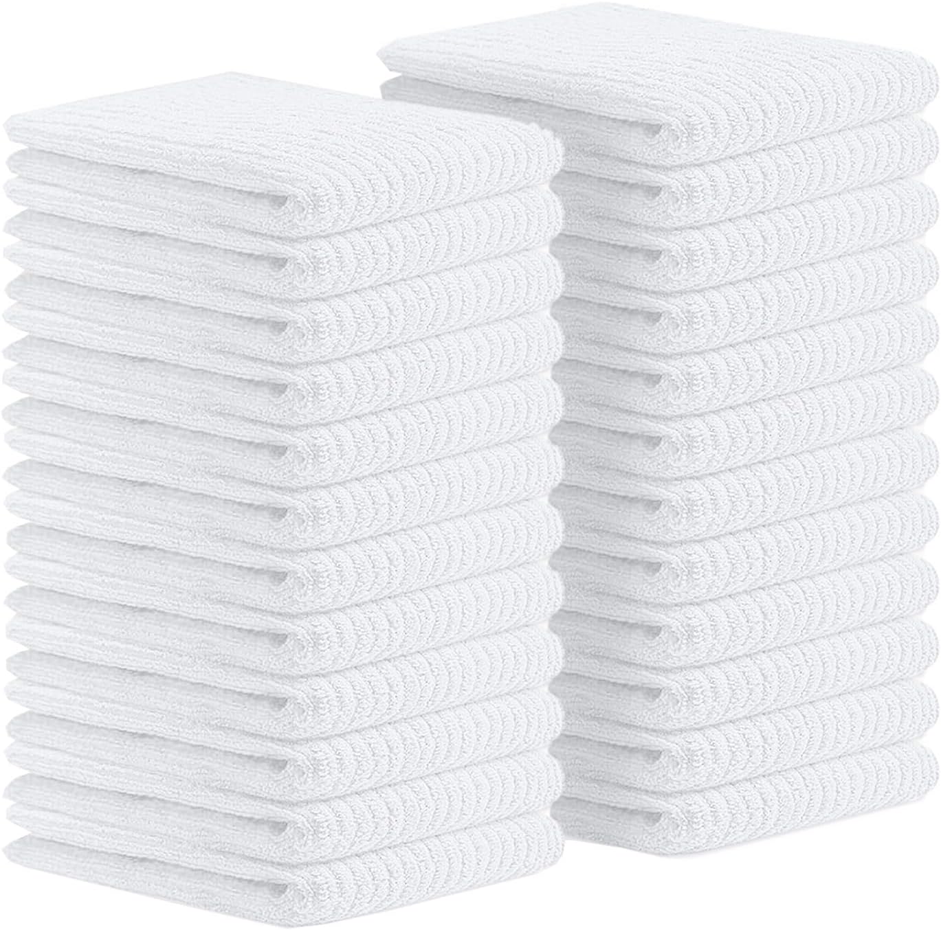 Amazon.com: Avalon Towels Ribbed Bar Mop Towels (Value Pack of 24) Size ...