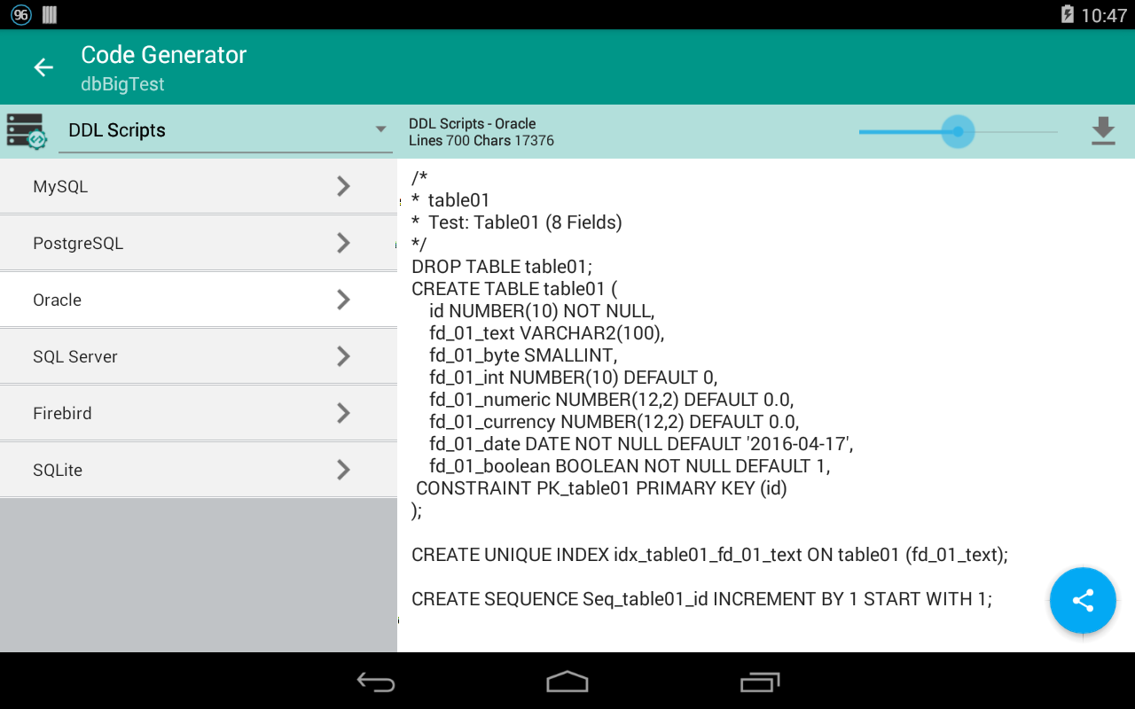Database Script Tool (Source code generator) - App on Amazon Appstore Database Script Tool (Source code generator) - App on Amazon Appstore