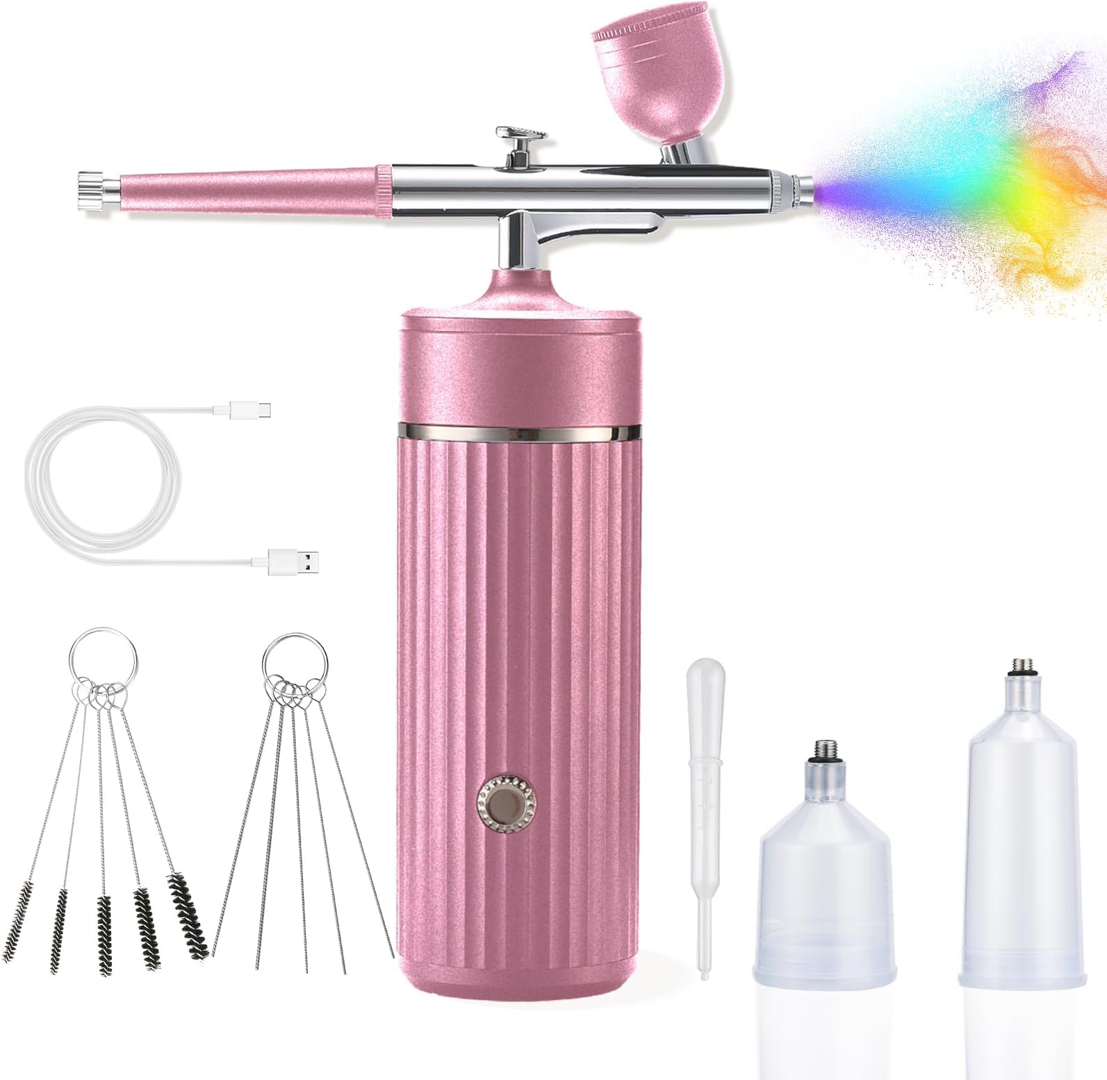 Amazon.com: Cordless Airbrush Kit with Compressor - Rechargeable Air ...