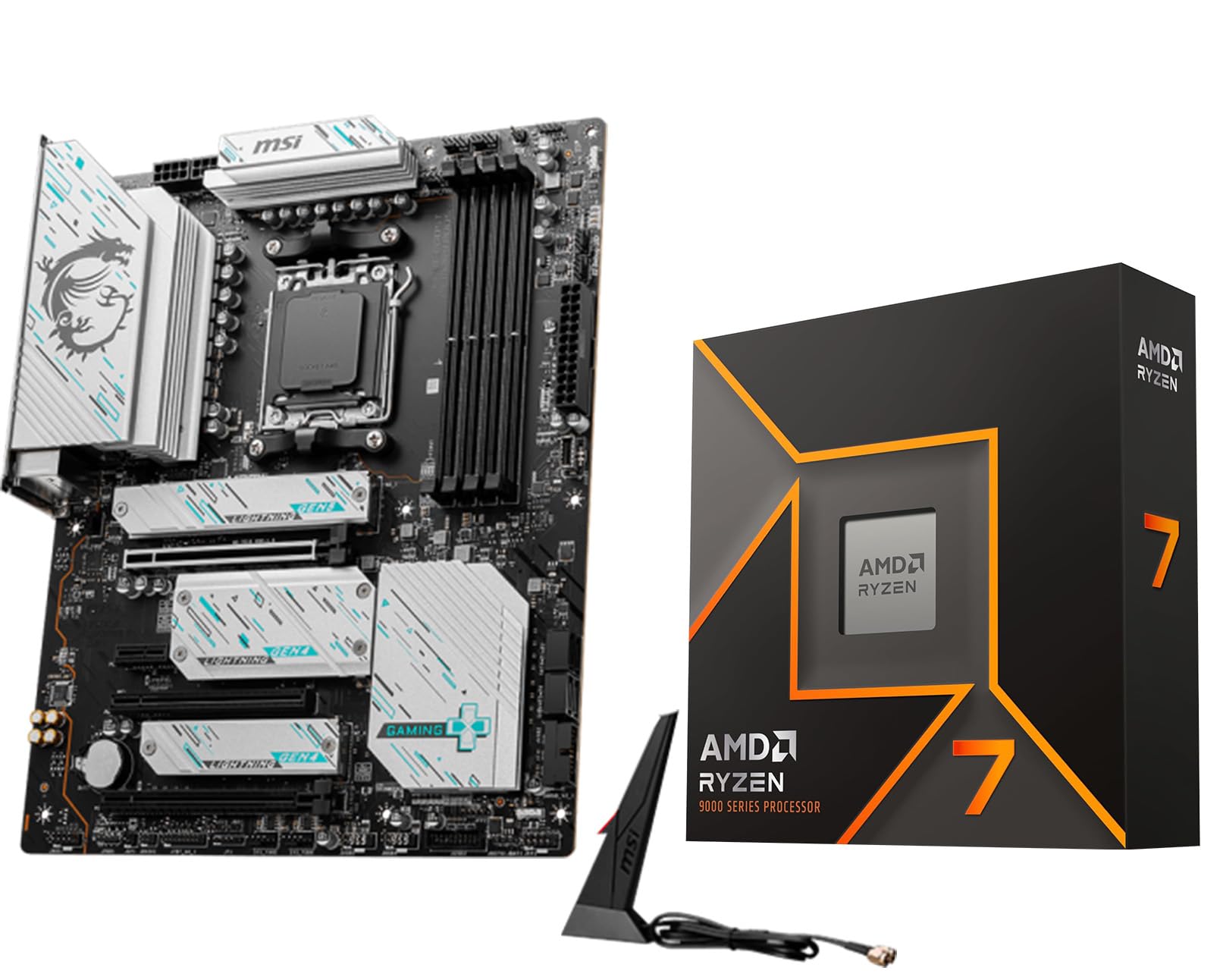 Snapklik.com : Micro Center AMD Ryzen 7 9700X CPU Processor