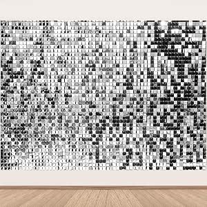 Amazon.com : Graduation Prom Backdrop Black and Silver Graduation Prom ...