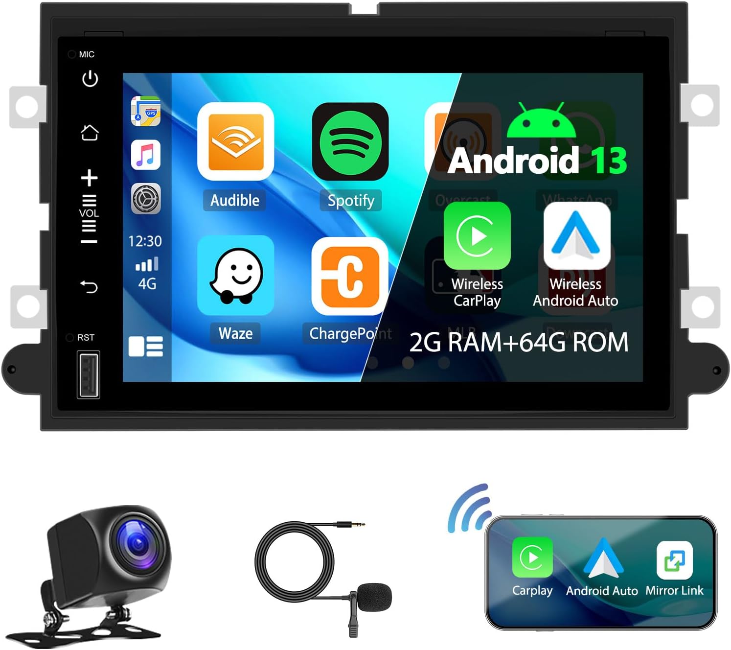 Amazon.com: [2G+64G] Android 13 Car Radio for Ford F150 F250 F350 ...