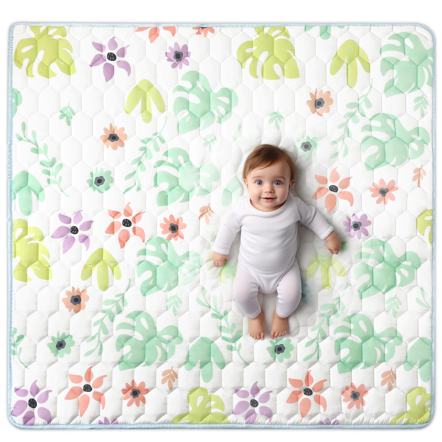 Amazon.com : Babihior Play Mat for Playpen, 50'' x 50'' Non-Slip One ...