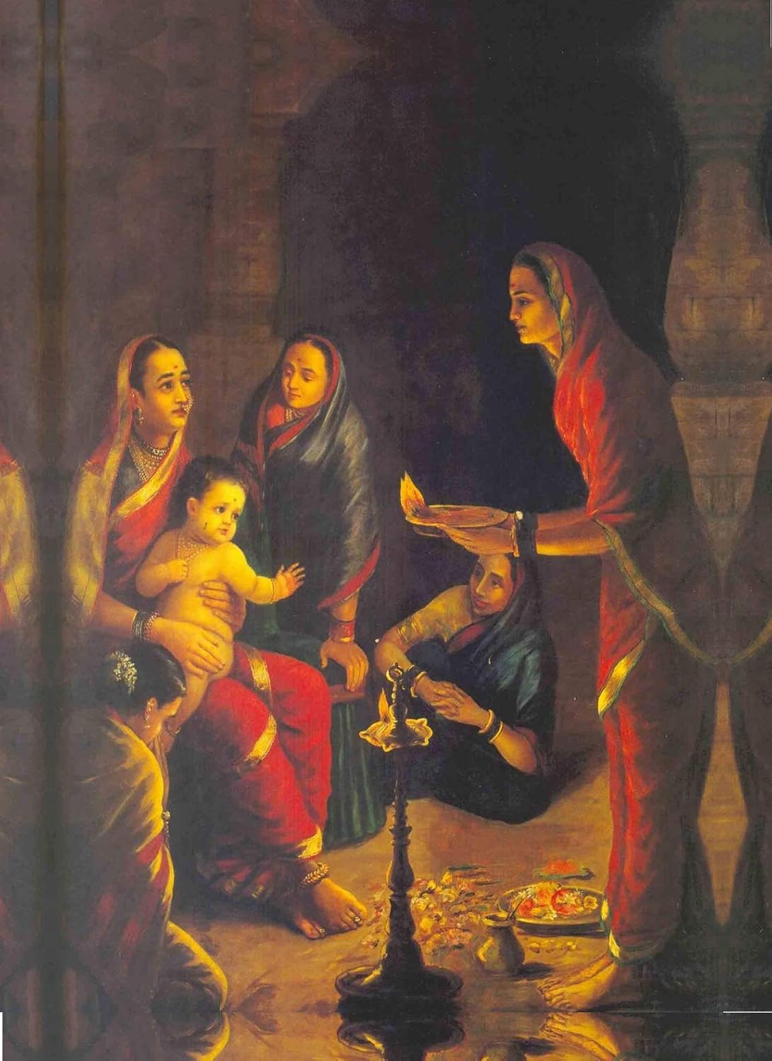 SCPmarts Canvas Print Krishna Drishta Unframed Canvas Prints Raja Ravi ...