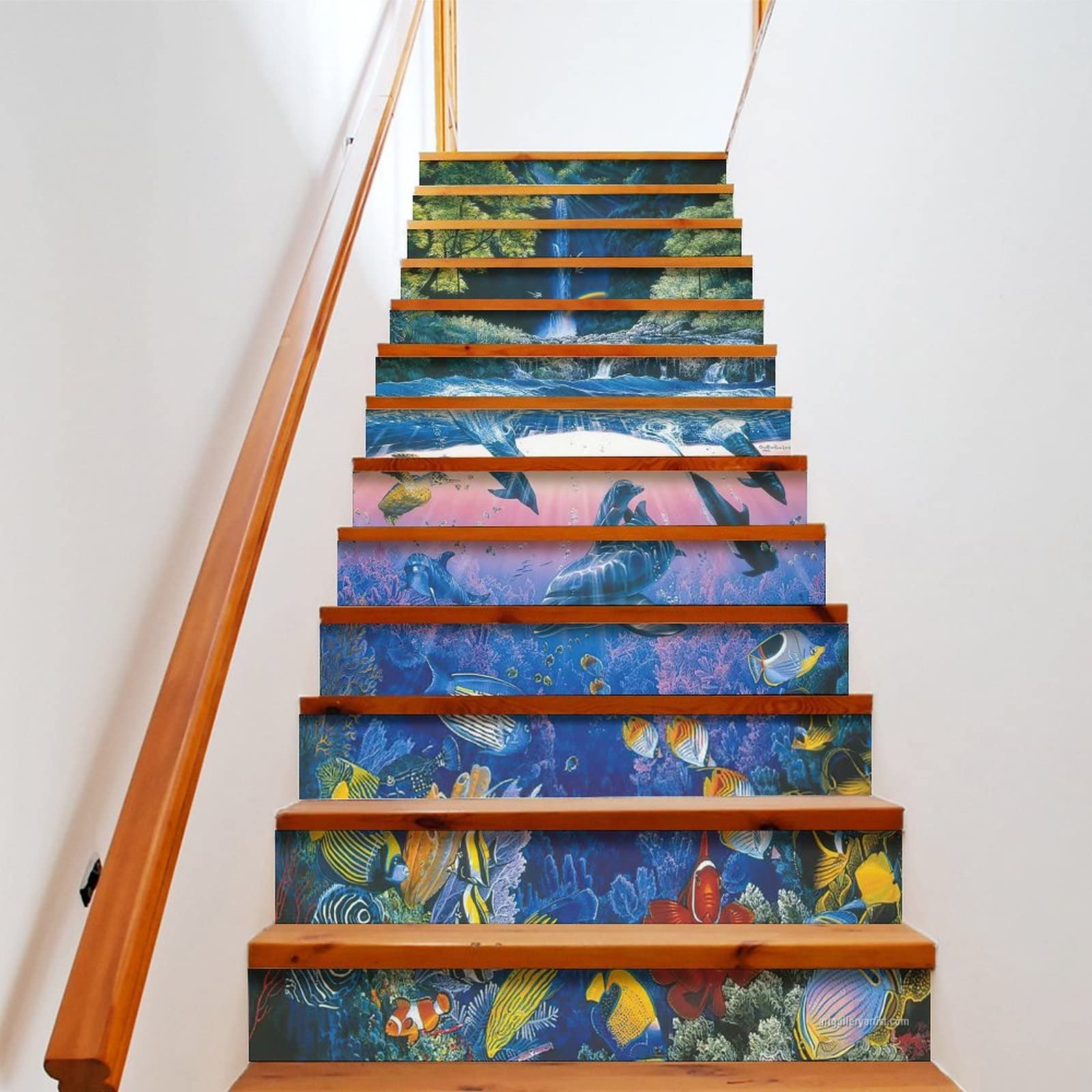 Stair Riser Murals