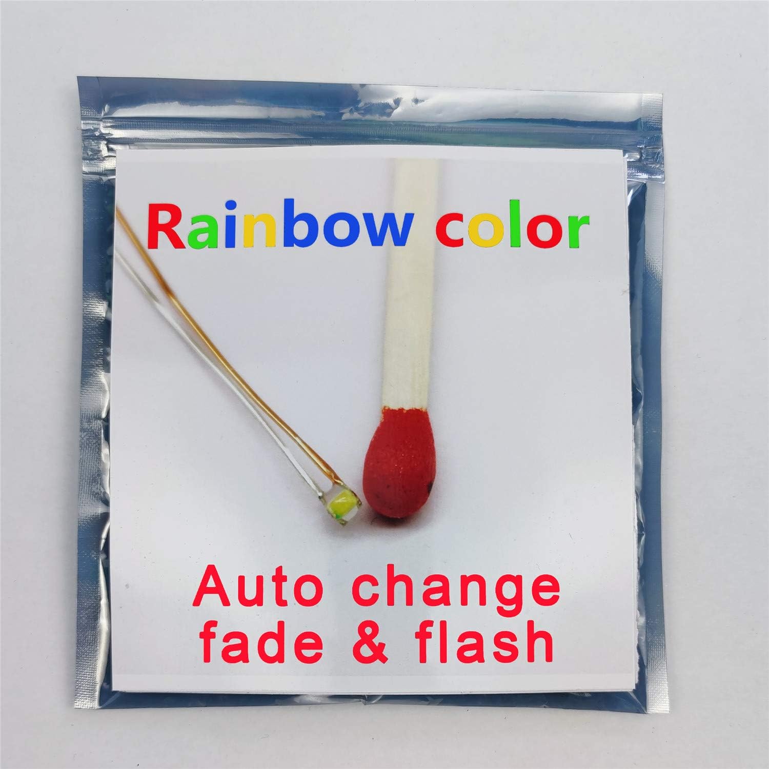 Amazon.com: Bowerful 100 pcs Pre-soldered Rainbow RGB Flashing SMD Led ...