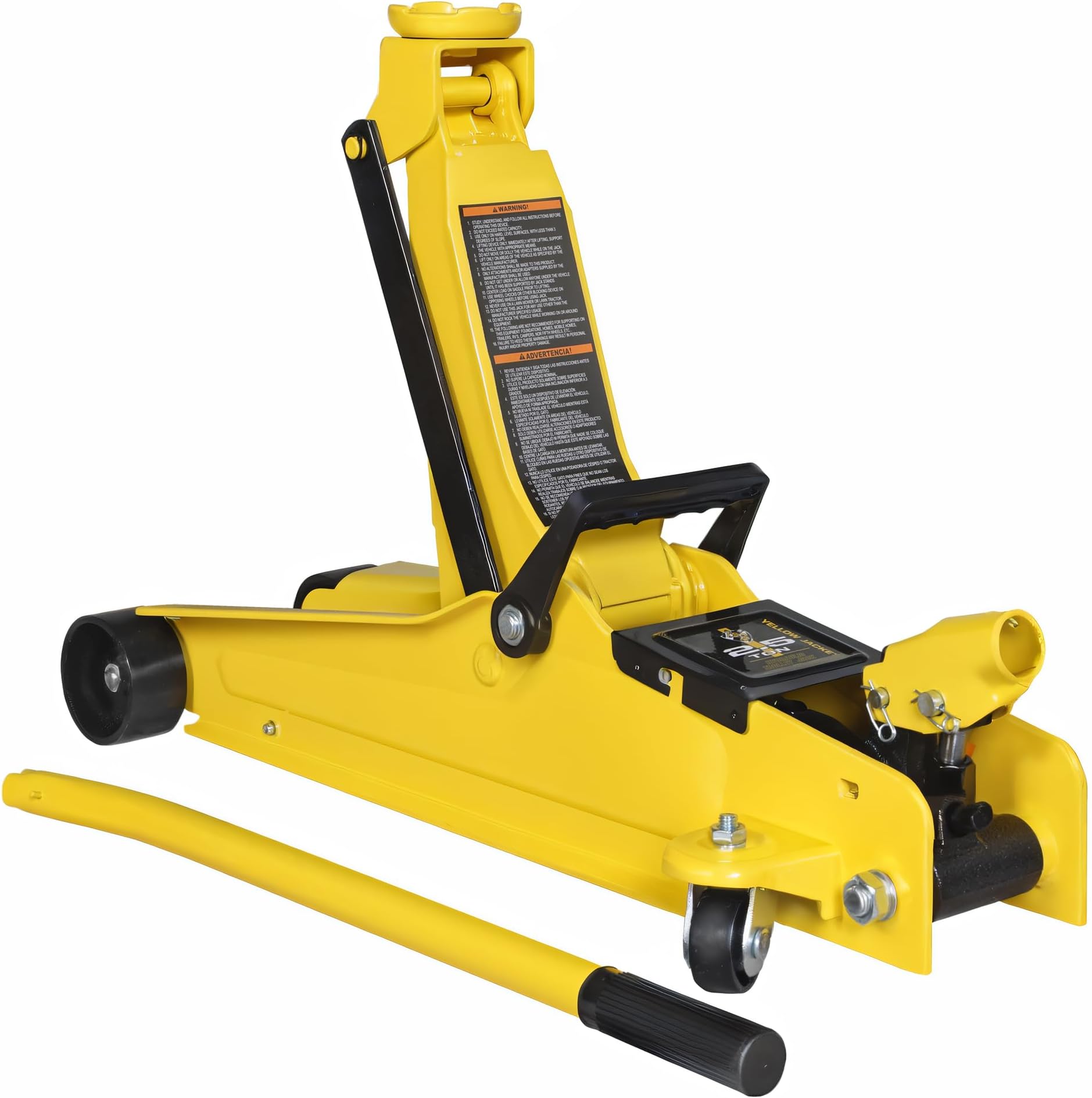 Amazon.com: YELLOW JACKET 2.5 Ton Trolley Jack Hydraulic Low Profile ...