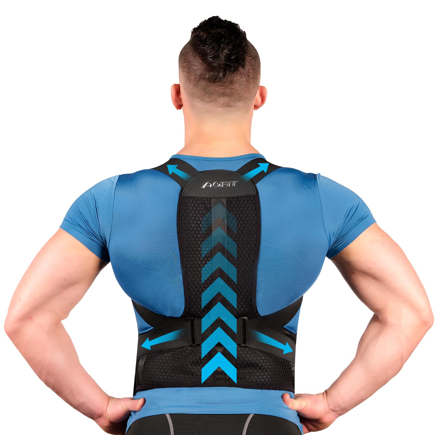 Amazon.com: AOFIT Back Brace Posture Corrector for Women and Men ...