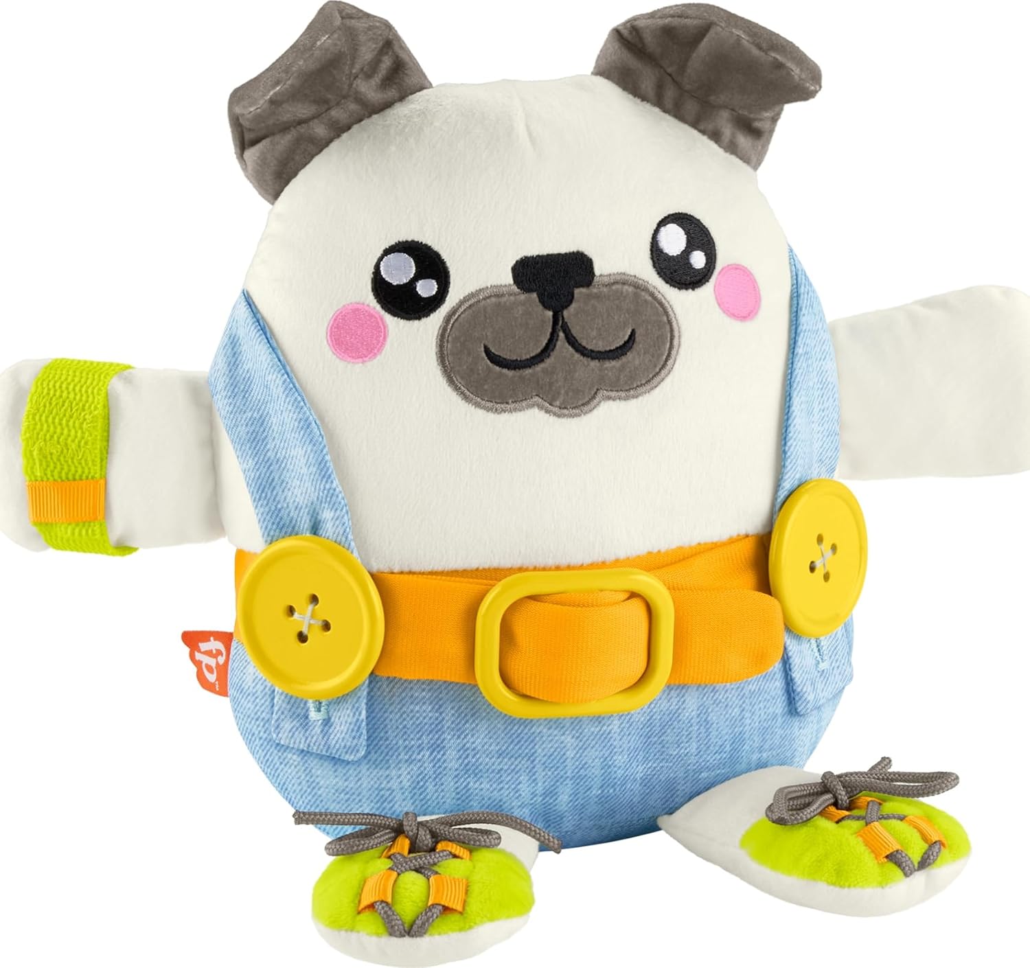 Fisher-Price Preschool Toy FP Pets Learn-to-Dress Pup Plush with Fine ...