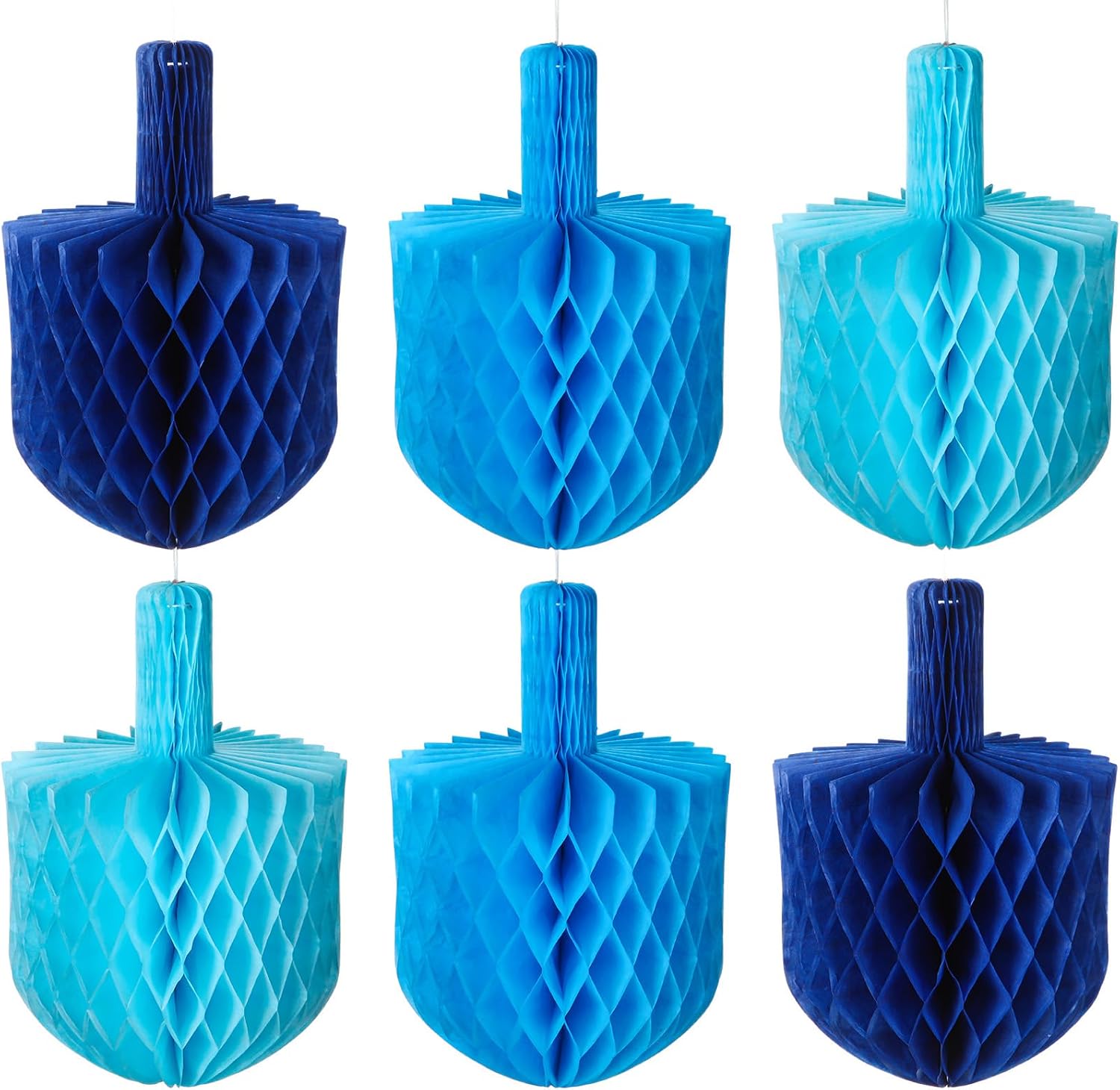 Amazon.com: Marspark 6 Pcs Hanukkah Dreidel Decoration 8 Inch Hanging ...