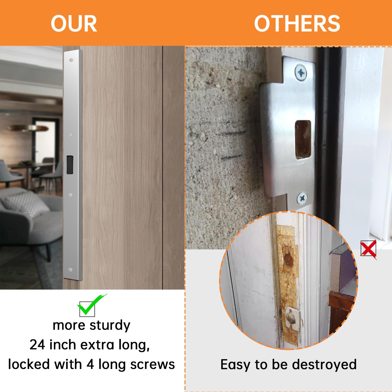 24" Interior Door Jamb Repair Kit for Interior Doors?Extended Door ...