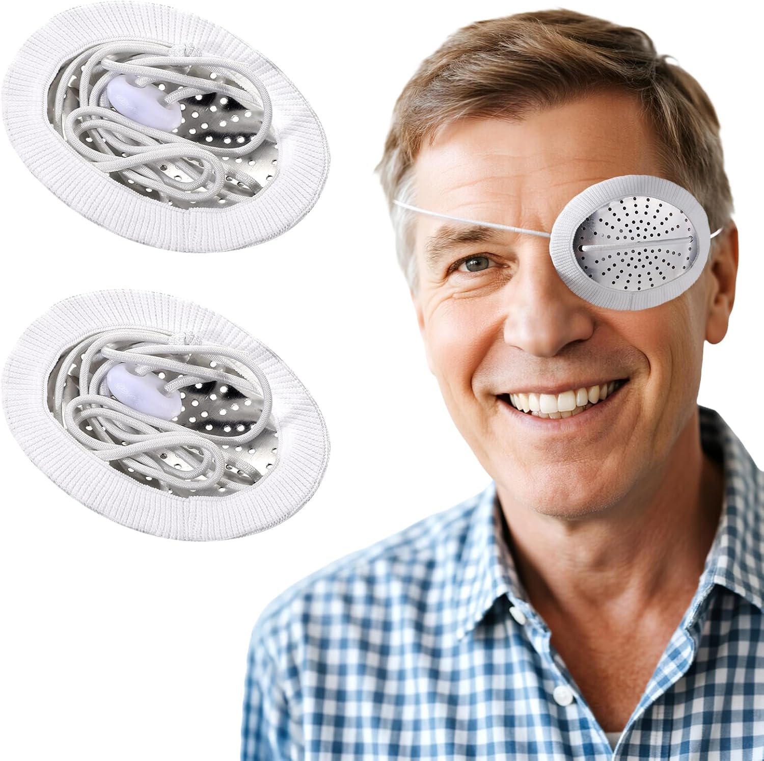 Amazon.com: 2pcs Aluminum Eye Shield for Cataract Surgery, Medical Eye ...