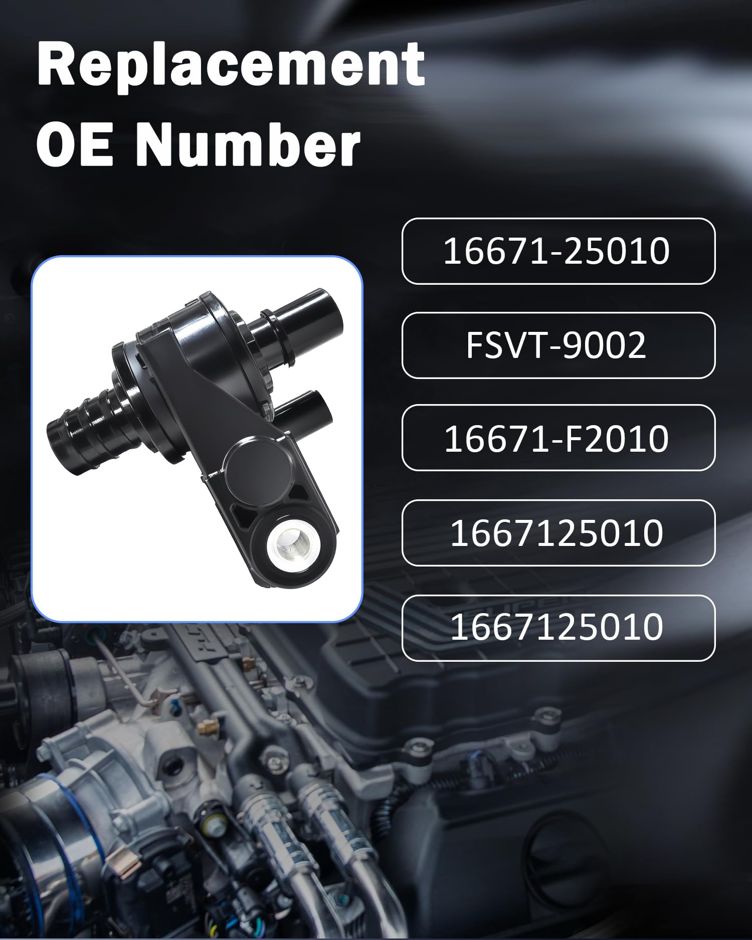 Snapklik.com : CZTHQP 16671-25010 Heater Control Valve For RAV4 2019 ...
