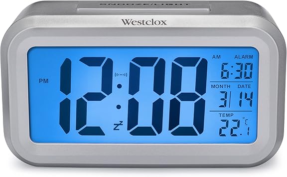 Amazon.com: Westclox Travel Alarm Clock with Large Digital Display and ...