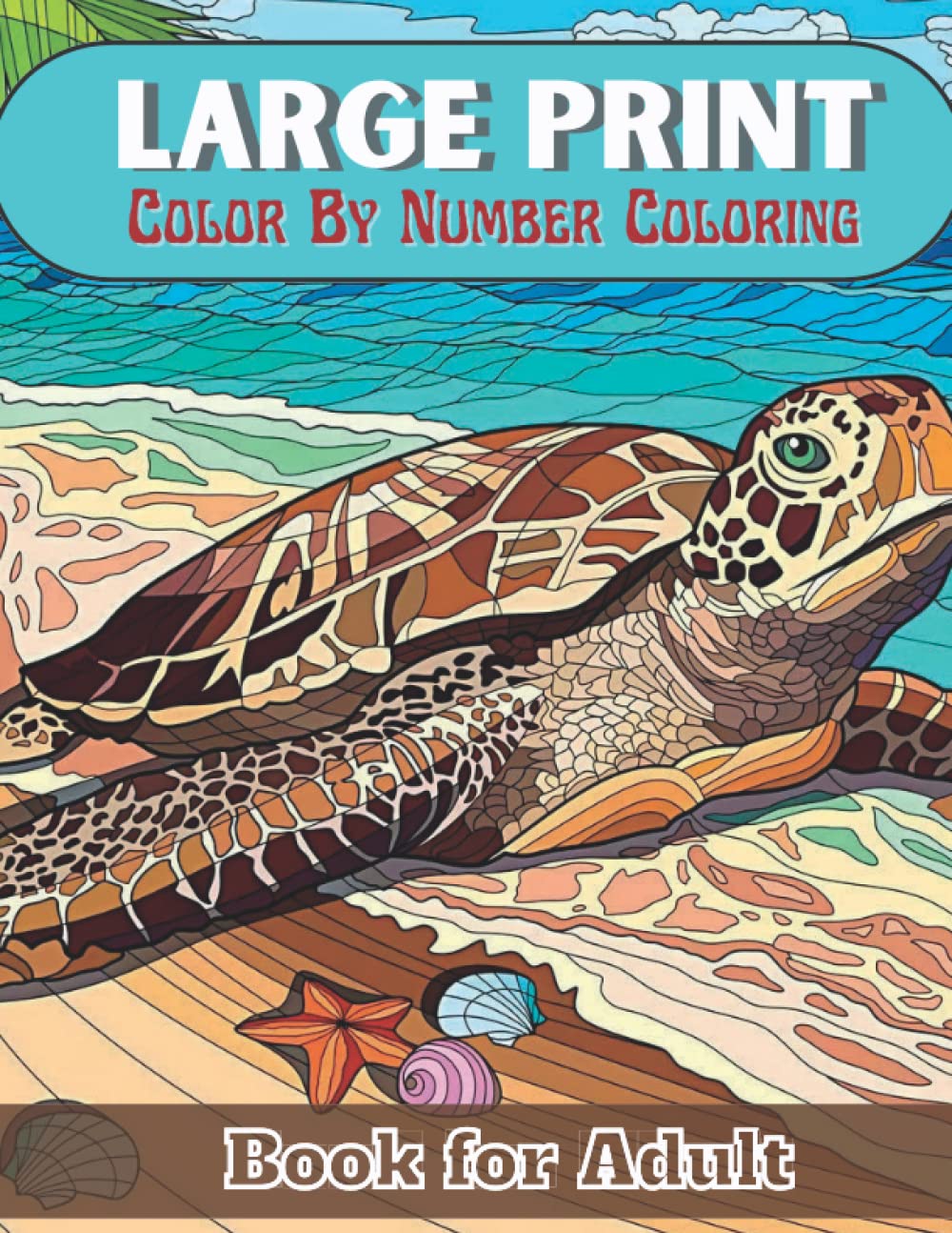 Amazon.com: Large Print Color By Number Coloring Book for Adult: color ...