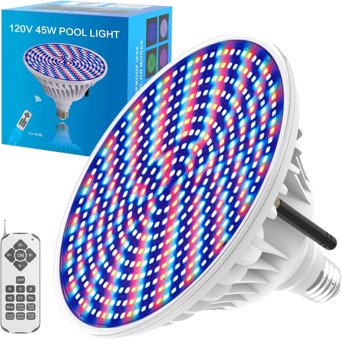 Amazon.com : Pool Lights Bulb for Inground Pool, 120V 42W LED Pool ...