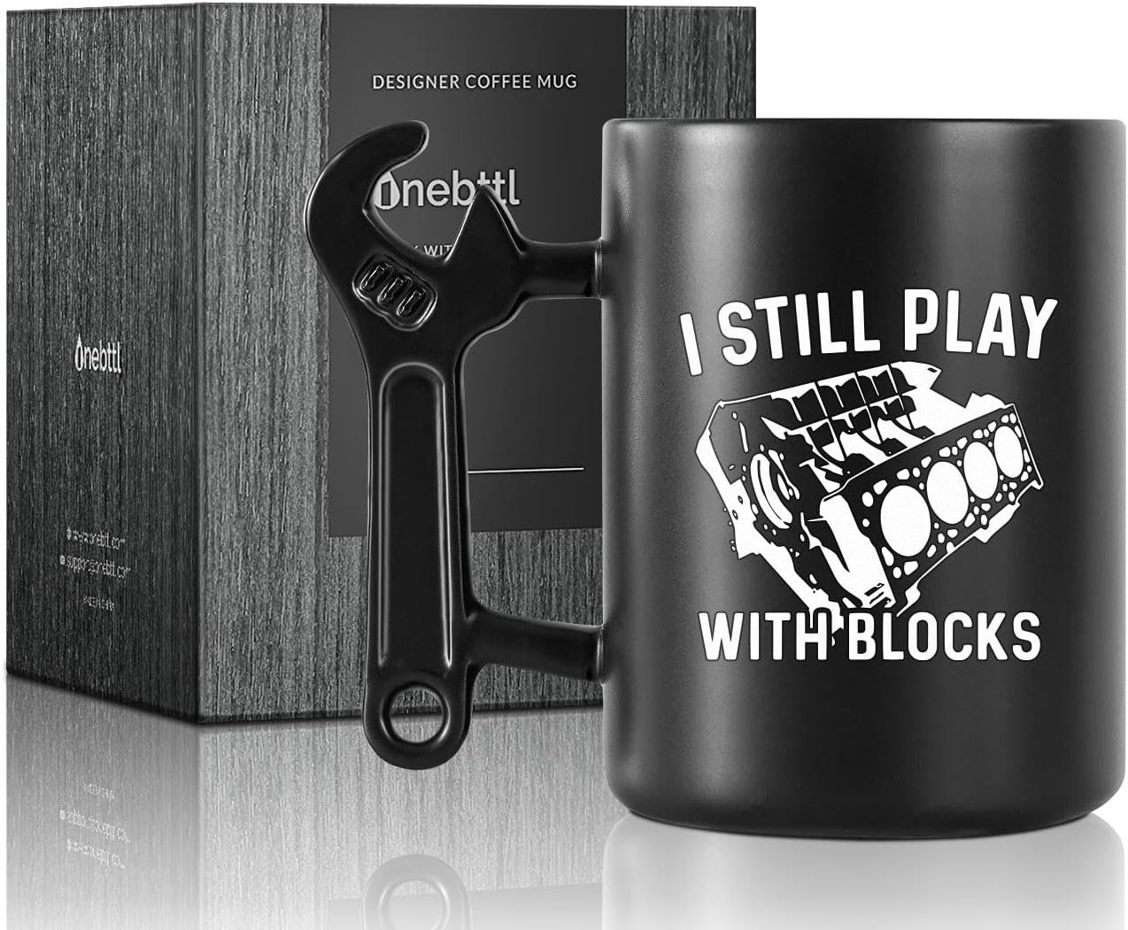 Amazon.com | Mesnove Personalized Power Tool Ceramic Mug: Coffee Cups ...