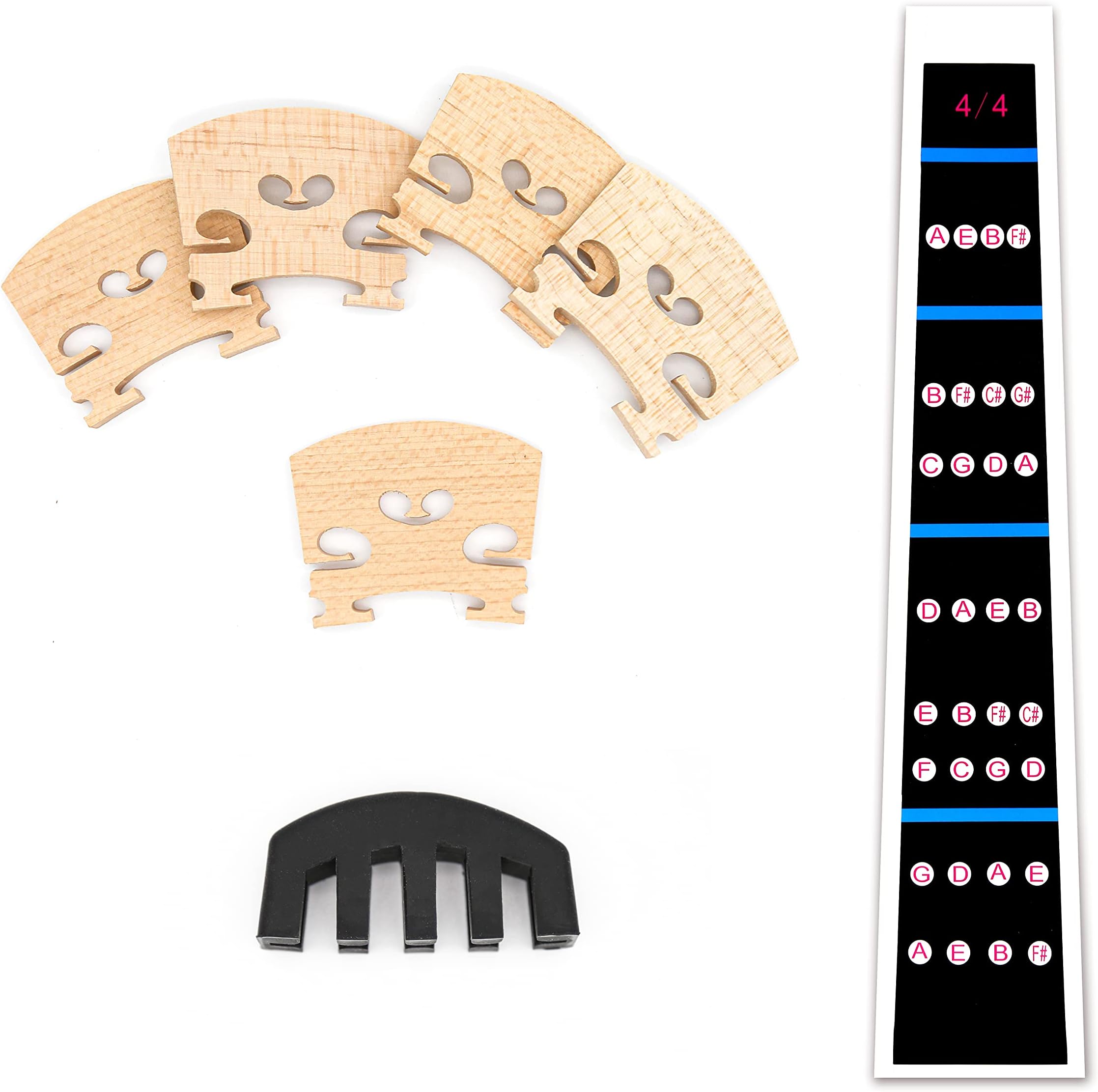 Amazon.com: INKNOTE 8 PCS Violin Beginner Set - 4/4 Violin Notes ...