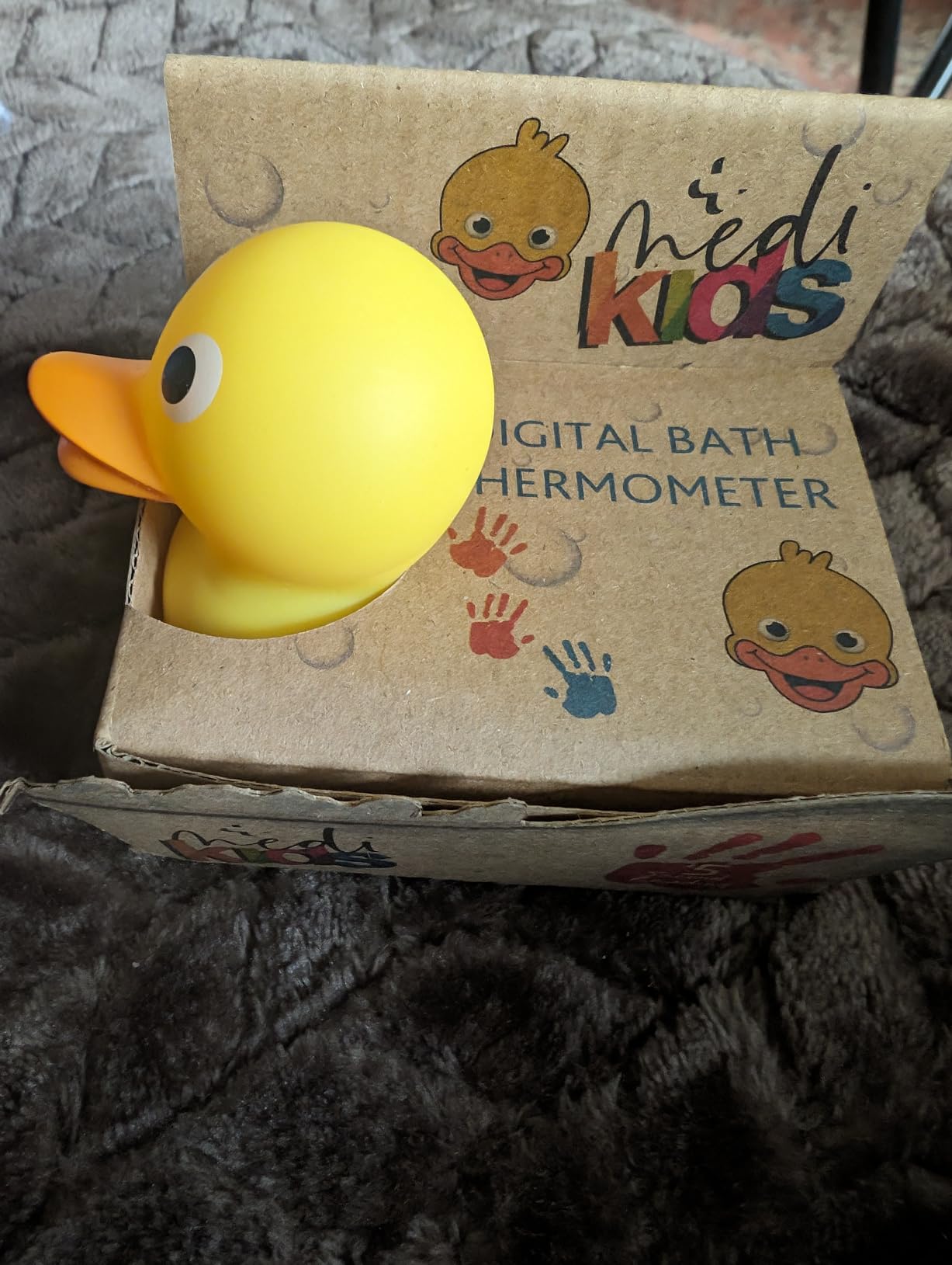 Medikids Duck Bath Thermometer - Waterproof, Color-Coded Display, Quick ...