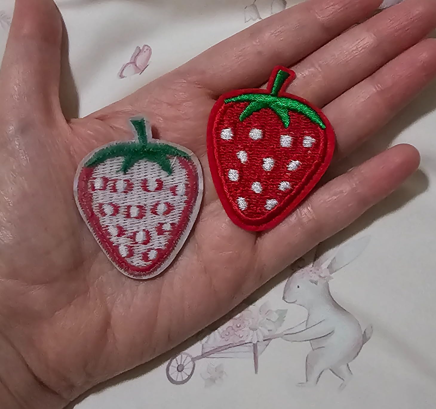 Amazon.com: Strawberry Appliques Patches, 15Pcs Cute Strawberry Iron On ...