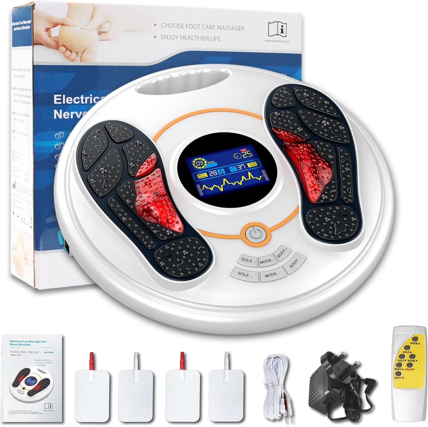 Amazon.com: Creliver Plantar Fasciitis Relief Stimulator, EMS Foot ...