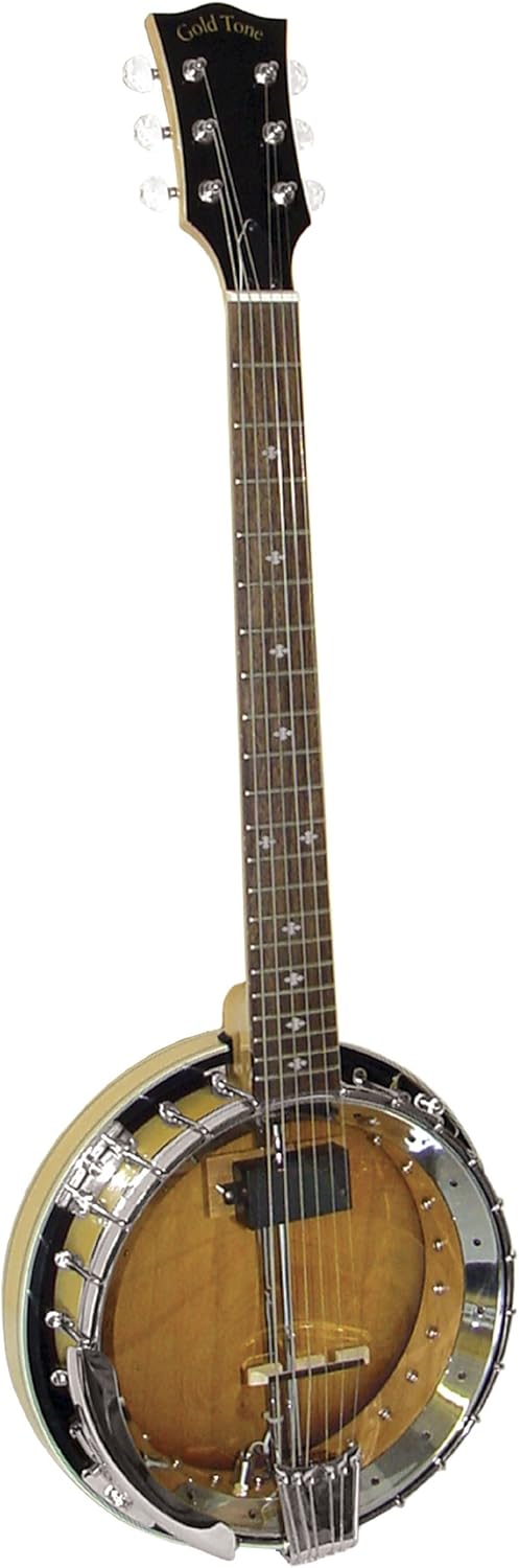 Amazon.com: Gold Tone GT-500 Banjitar Banjo (Six String) : Musical ...