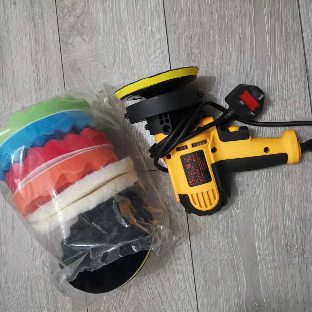 Faburo 125MM Electric Polisher Kit, 600W Polishing Machine Buffer with ...