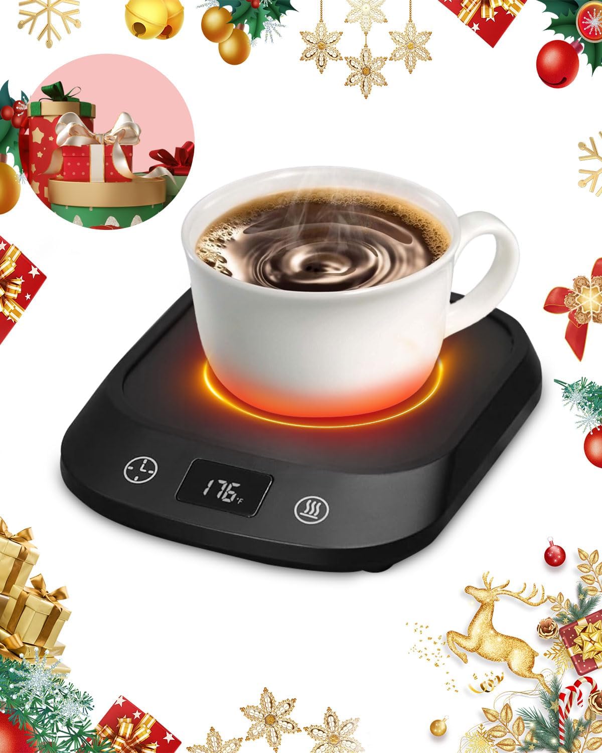 Amazon.com: Coffee Mug Warmer, Coffee Warmer for Desk with Timer and 6 ...