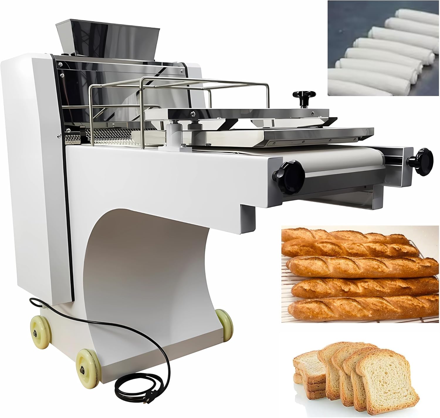 Amazon.com: INTSUPERMAI Automatic Toast Bread Forming Machine ...