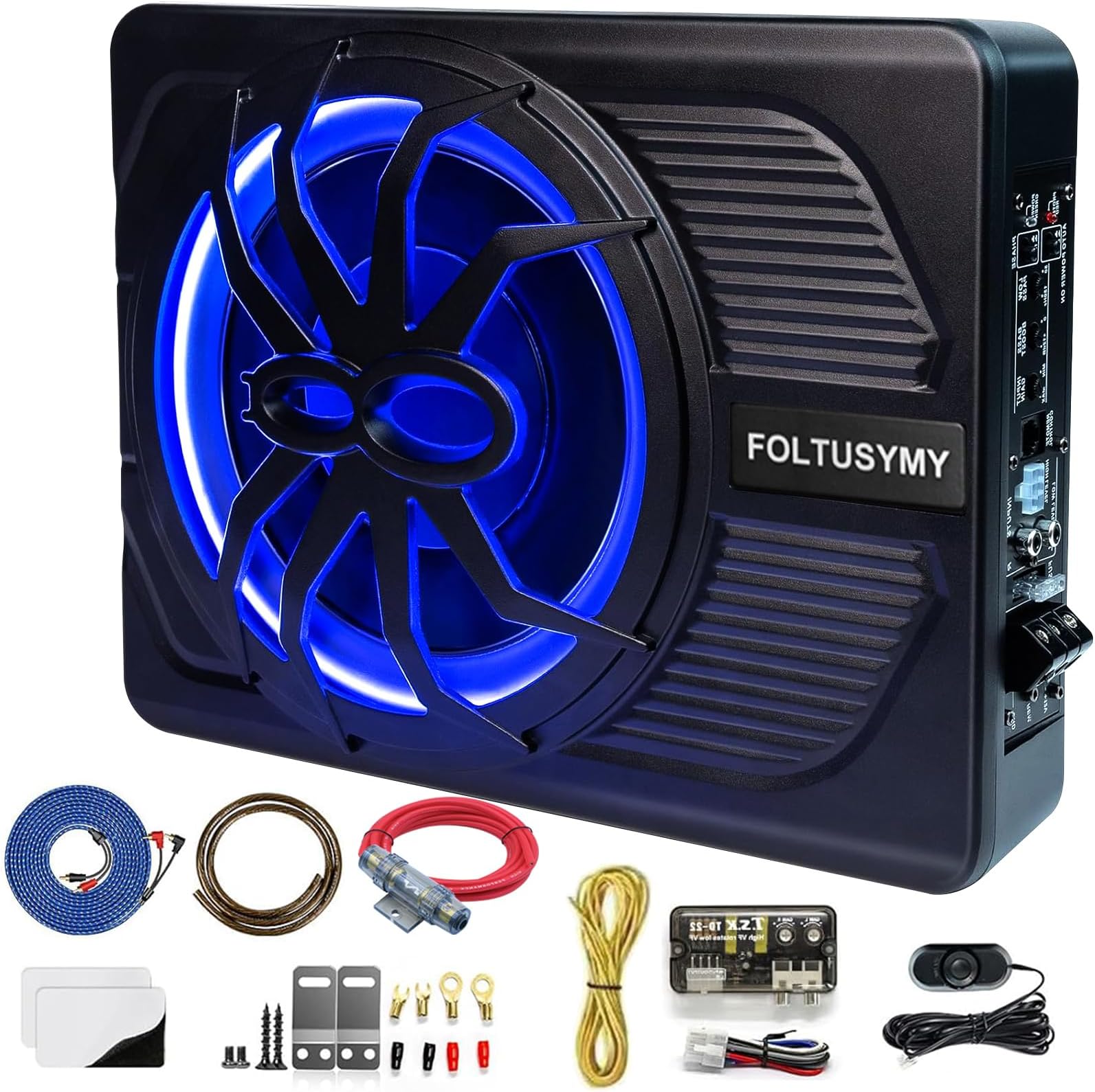 Amazon.com: ATOTO 10 inch Under Seat Powered Car Subwoofer with Built-in Amp, Ultra Slim Active ...