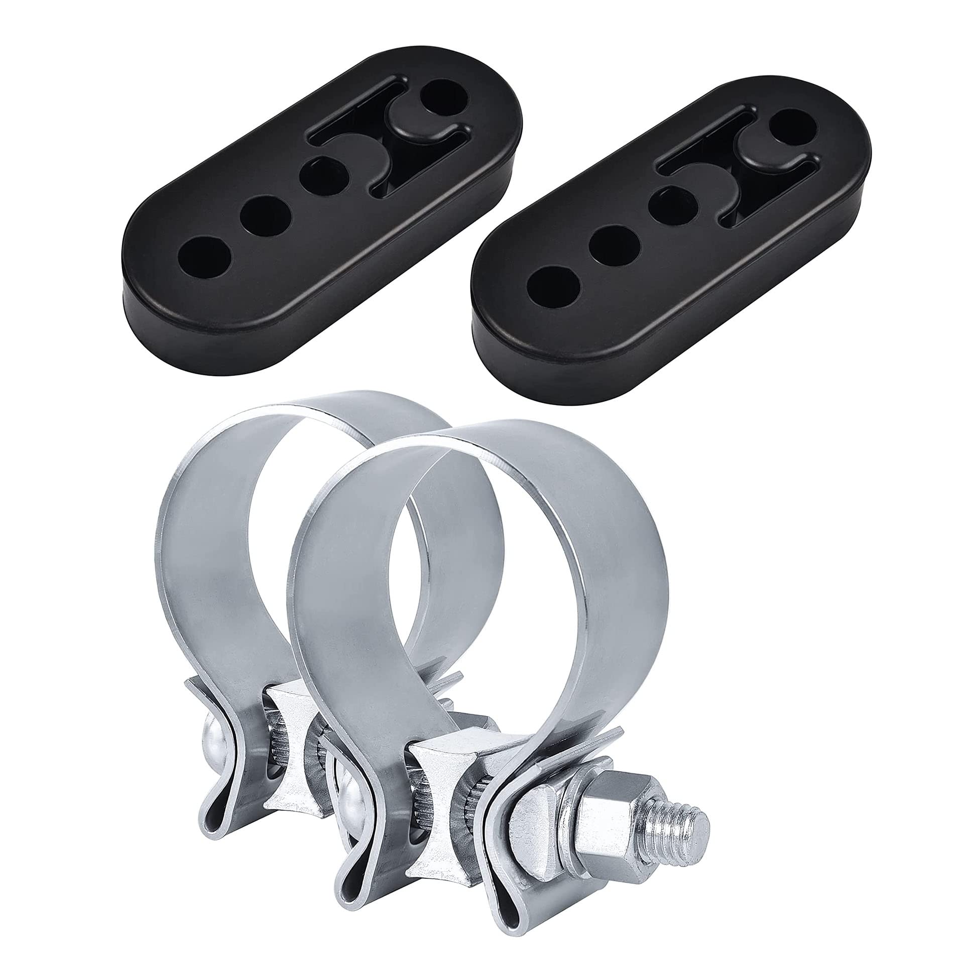 Amazon.com: EVIL ENERGY 1.75" Exhaust Narrow Band Muffler Clamp 2PCS ...
