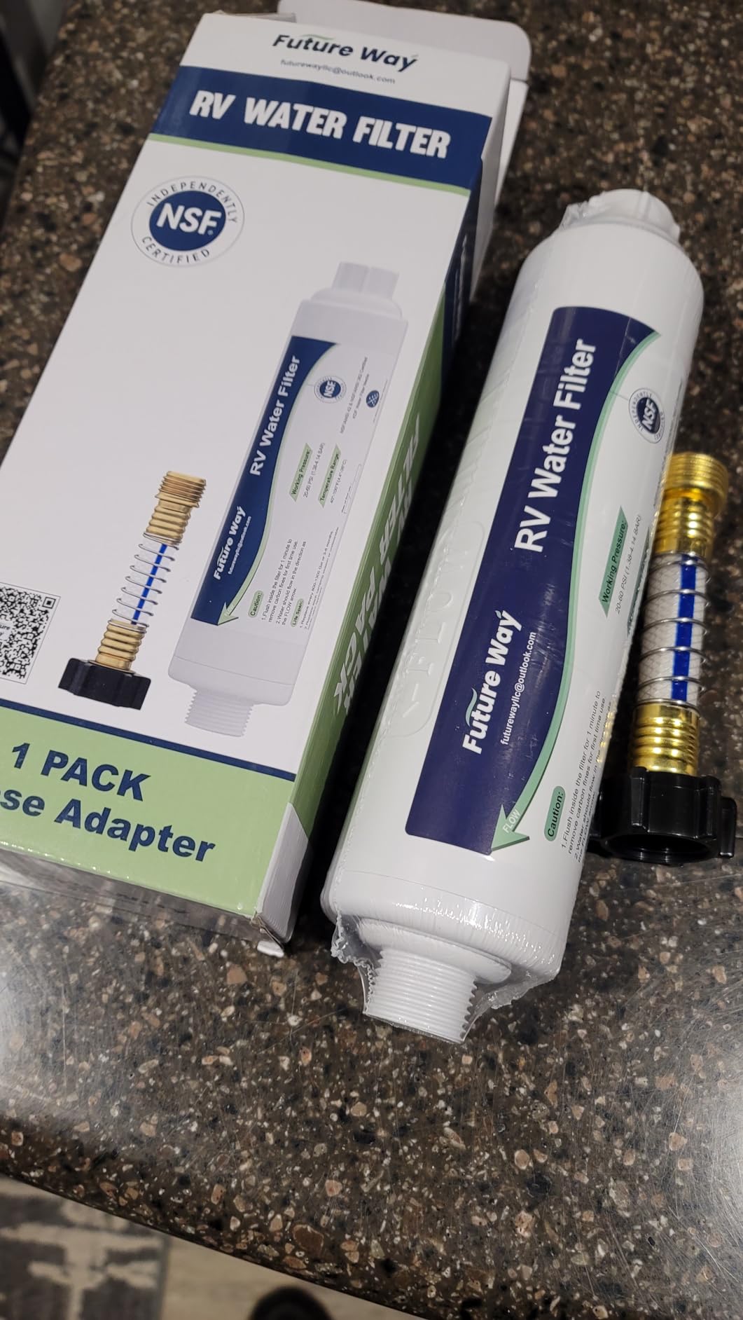 Amazon.com: Future Way RV Water Filter with Flexible Hose Protector ...