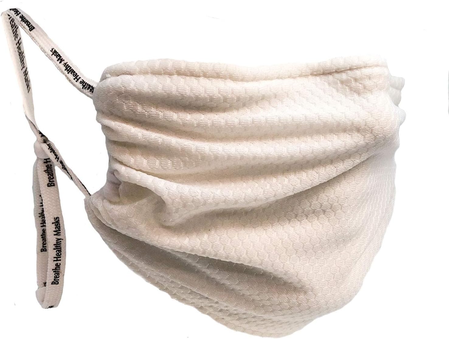 Amazon.com: Breathe Healthy Adult Size Cloth Face Mask, White : Tools ...