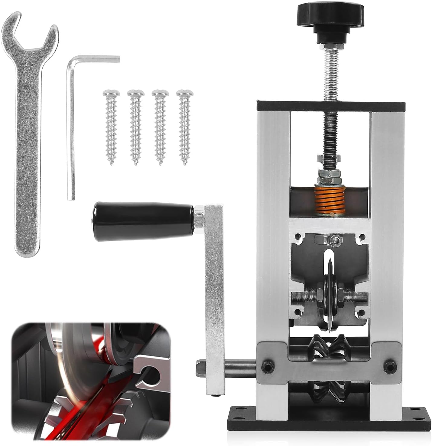 DTNESS 1-25mm Wire Stripper Machine, Manual/Drill-Powered Cable ...