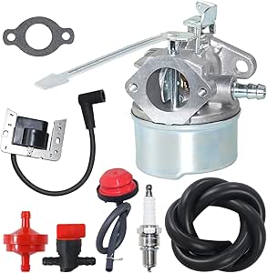 Amazon.com: POSEAGLE 632552 Carburetor with 34443A Ignition Coil ...