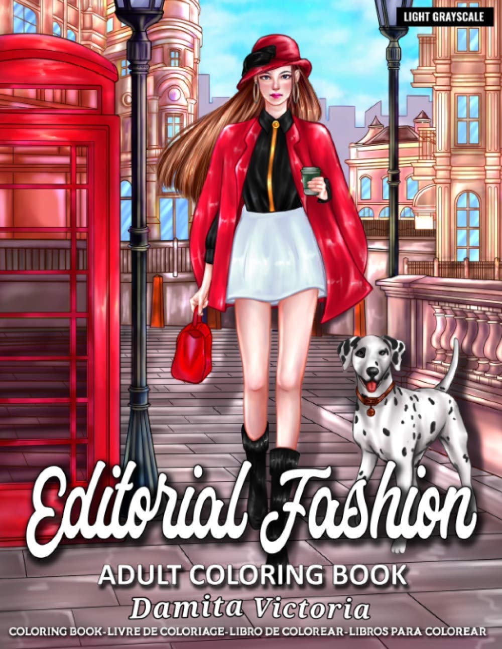 Amazon.com: Editorial Fashion: Adult Coloring Book for Women Featuring ...