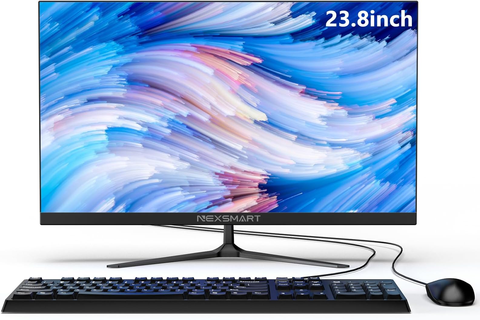 Amazon.com: HP 2022 Newest All-in-One Desktop, 21.5" FHD Display, Intel ...