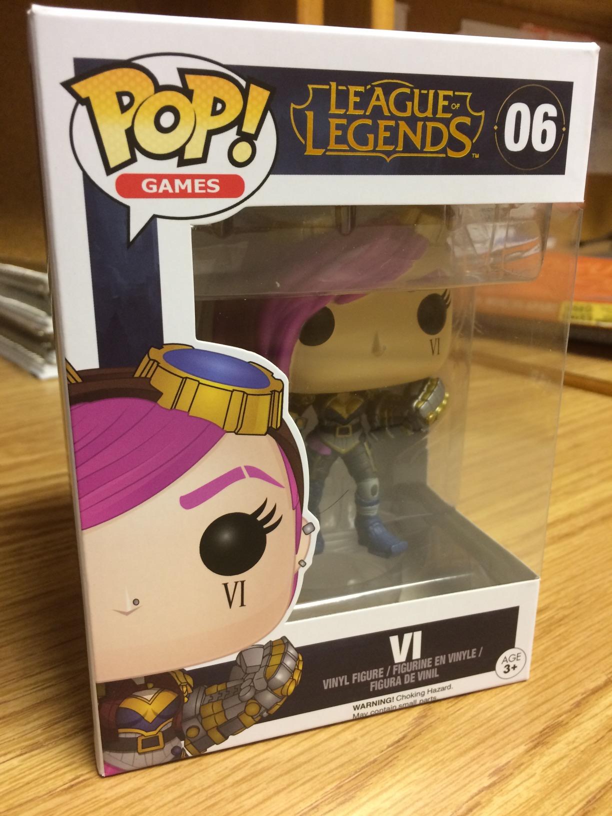 Amazon.com: FUNKO POP! GAMES: League Of Legends - VI : Funko Pop! Games ...