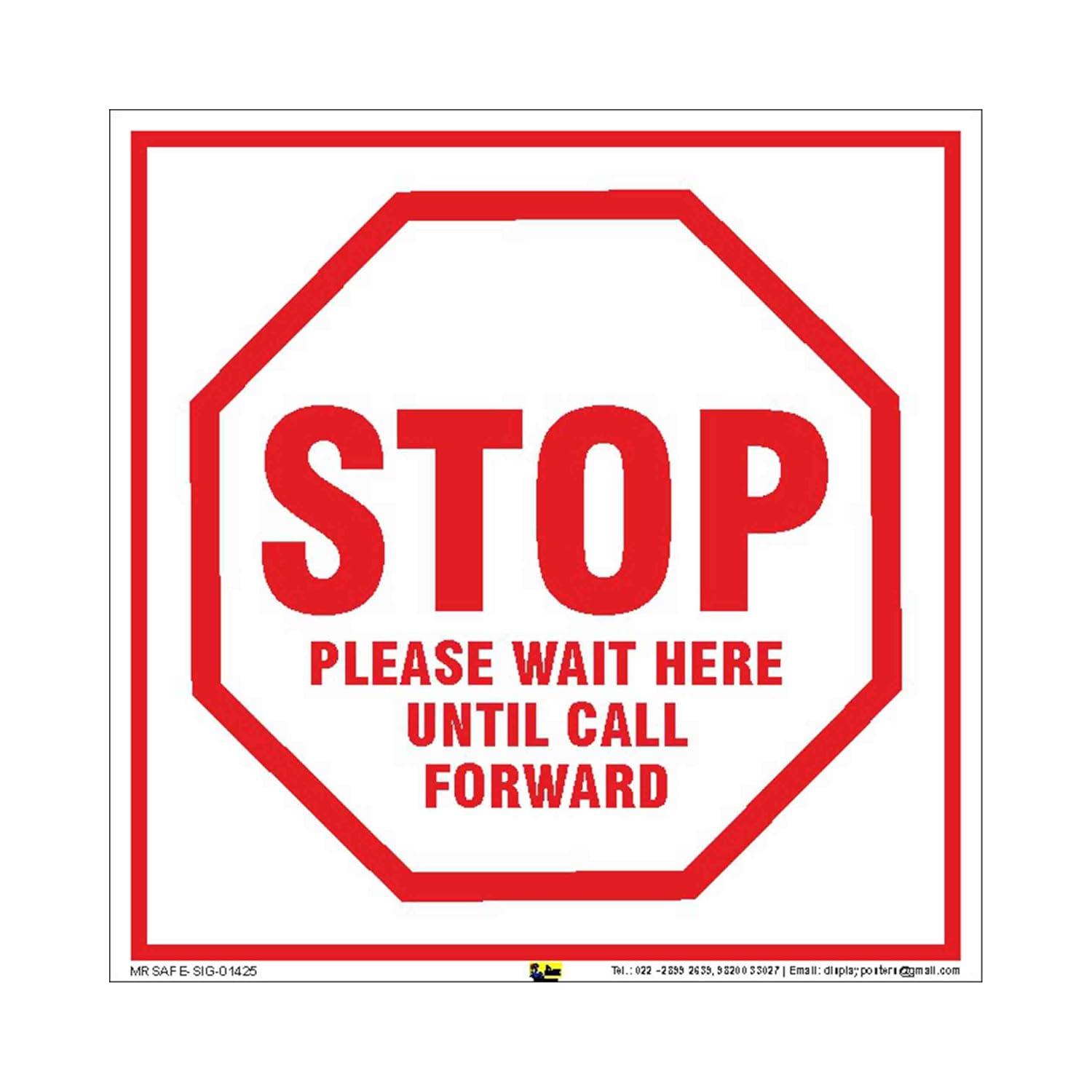 Mr. Safe - Stop - Please Wait Here Until Call Forward - Social ...